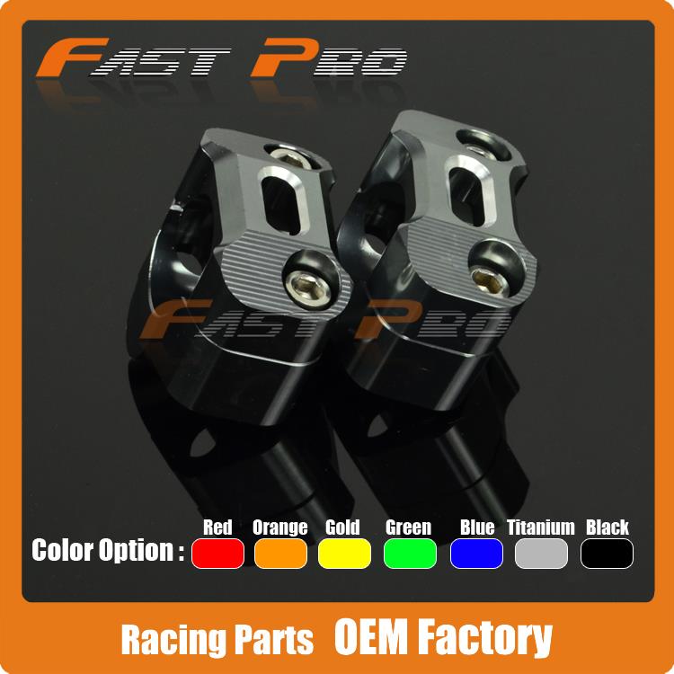 CNC Billet HandleBar Fat Bar Risers Mount Clamp Adaptor 22MM To 28MM F ...